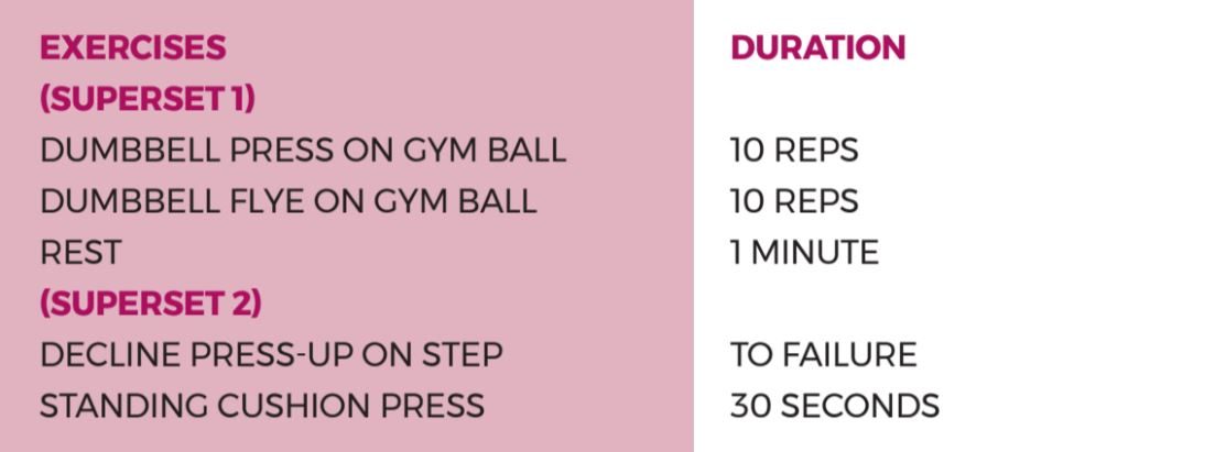 10 minute chest workout - Women's Fitness
