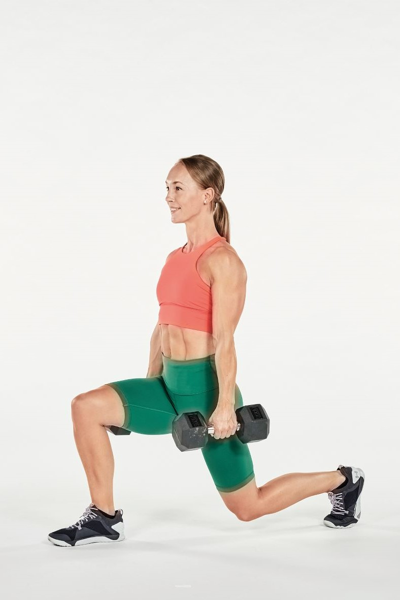 Dumbbell glute workout: target minimus, medius & maximus muscle groups ...