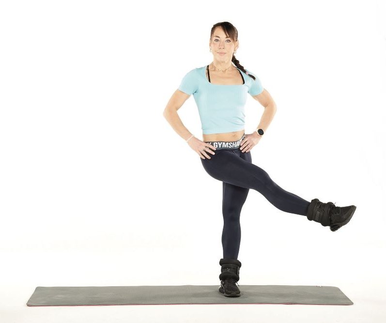 Leg workout with ankle weights: 6 moves for toned legs - Women's Fitness