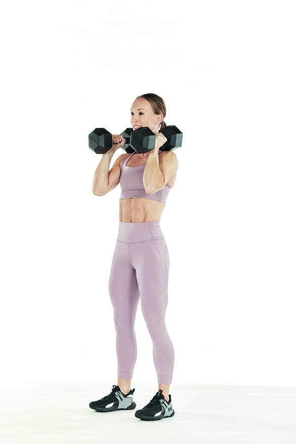 Dumbbell arm workout for muscle & definition - Women's Fitness